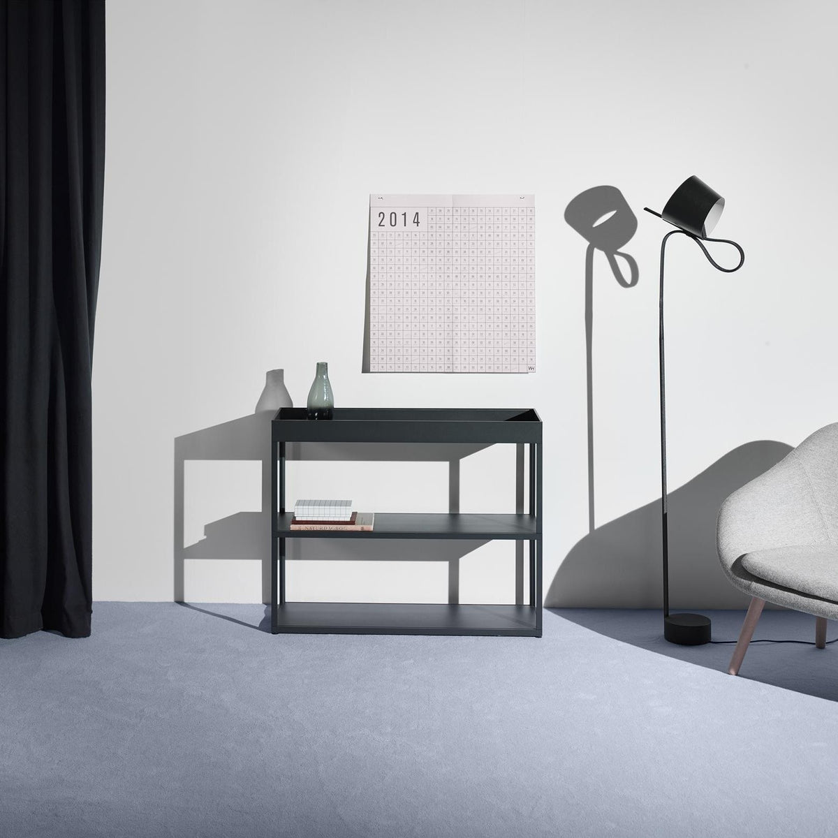 New Order Tray Shelf 100x90cm HAY | Prateleiras Paris:Sete